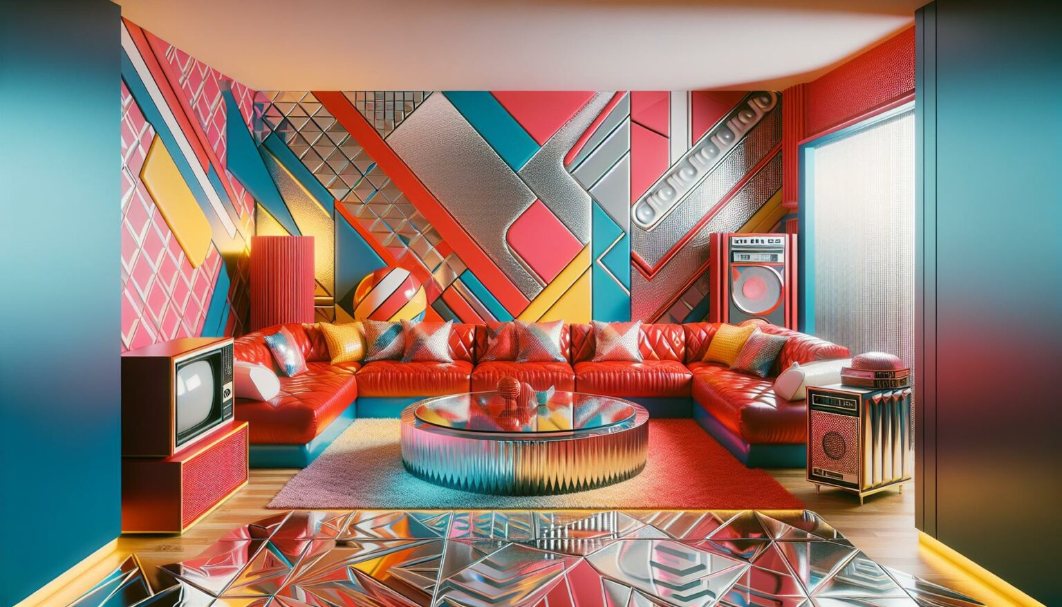 Reviving 1980's Interior Design: Bold Colors, Shapes & Timeless Trends ...